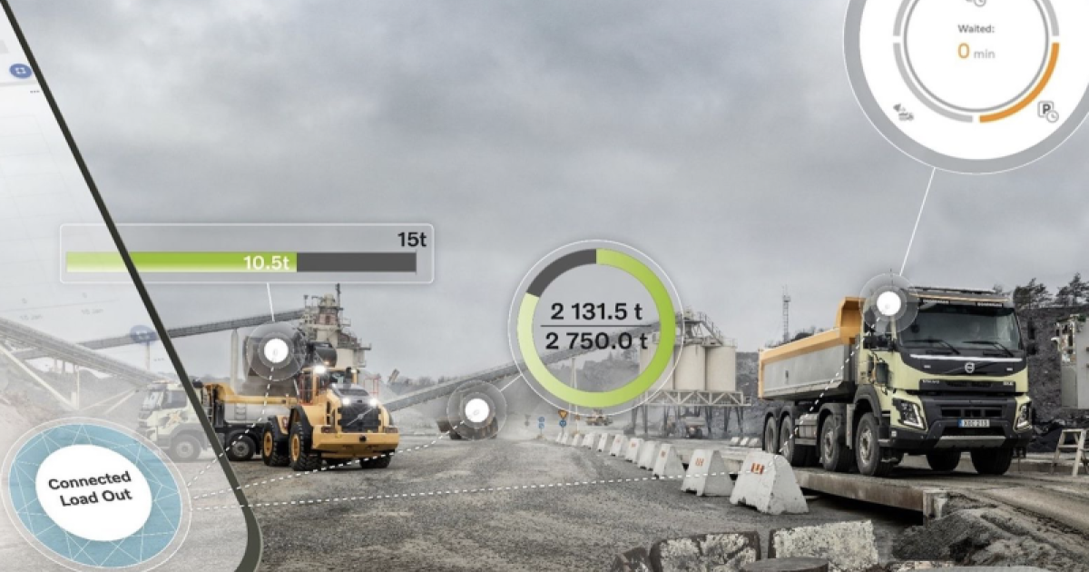 Volvo CE introduce Connected Load Out | Agg-Net