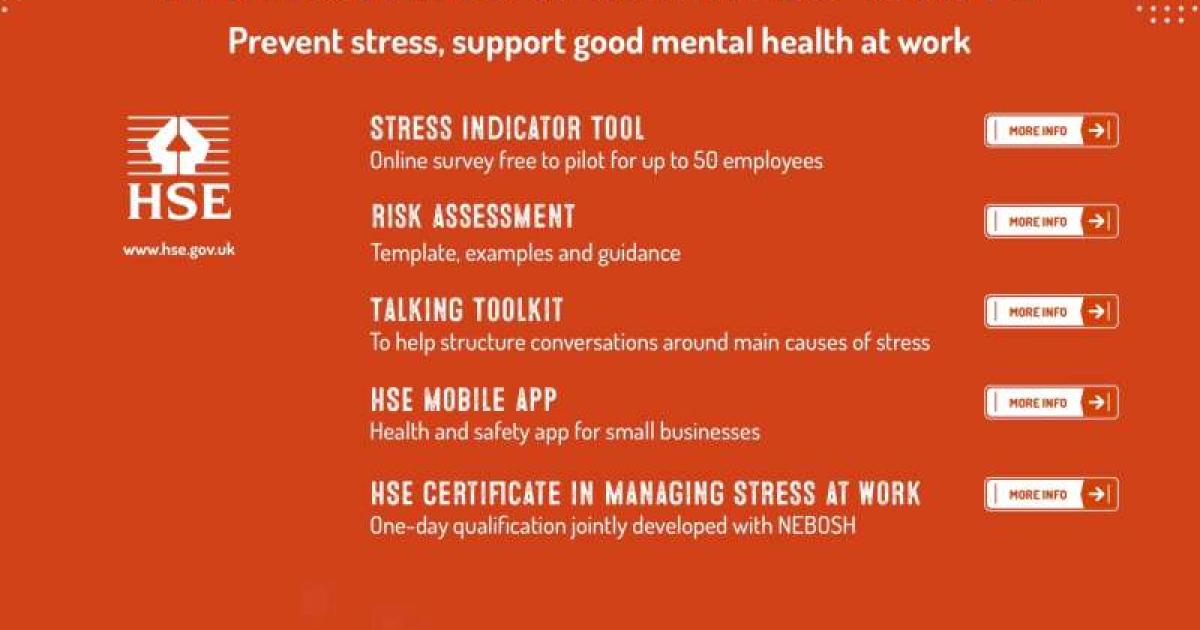 HSE takes action on work-related stress | Agg-Net