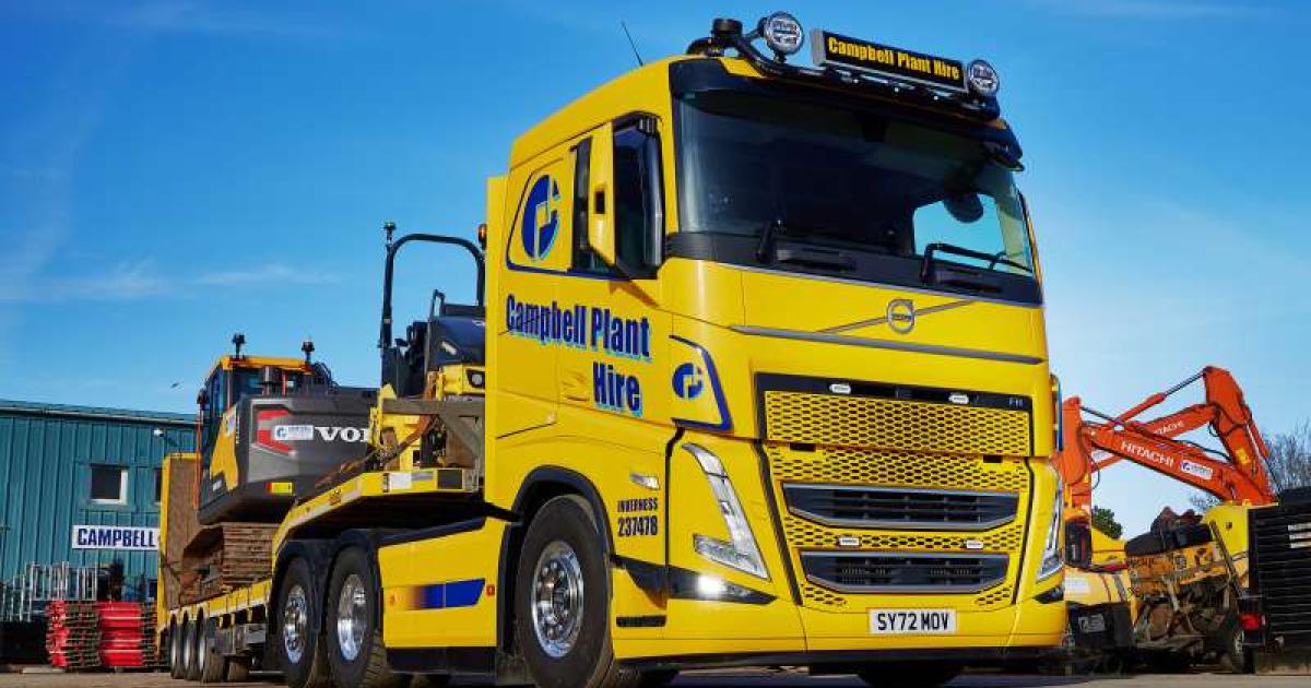 New Volvo FH 540 for Campbell Plant Hire | Agg-Net