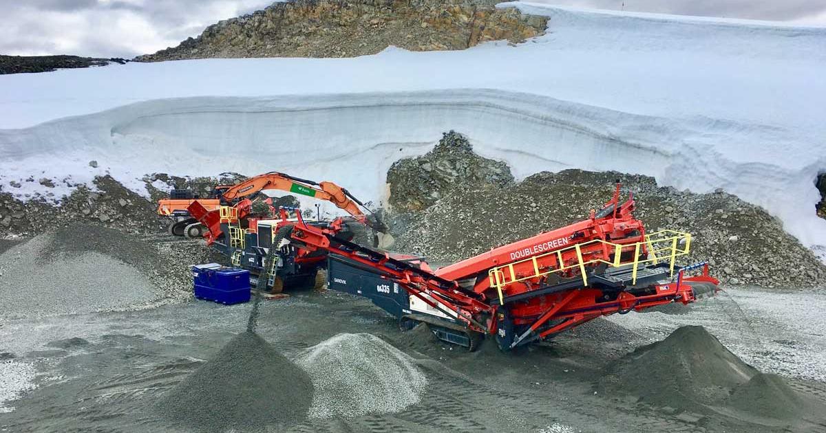 Antarctic expedition for Sandvik mobiles | Agg-Net