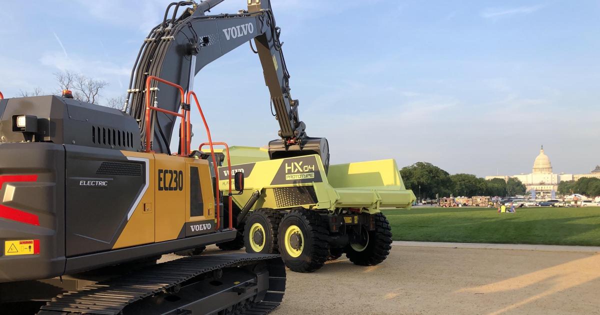 Volvo CE demonstrate sustainability to top US policymakers | Agg-Net