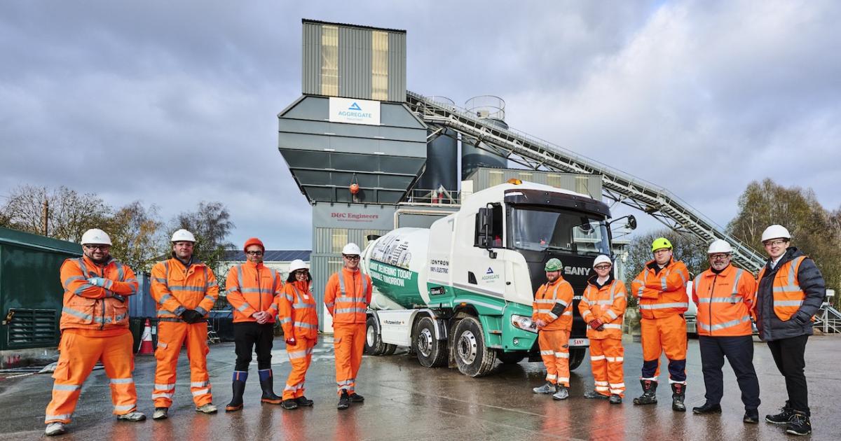 Second zero-emissions truckmixer for Aggregate Industries | Agg-Net