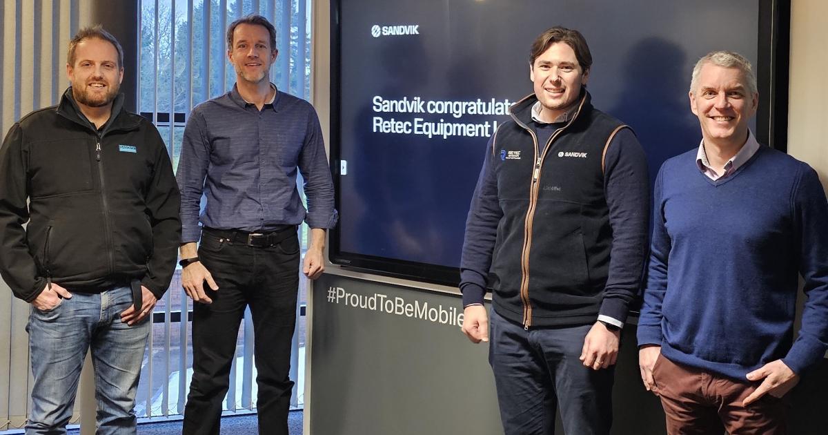 Sandvik extend Retec dealer agreement | Agg-Net