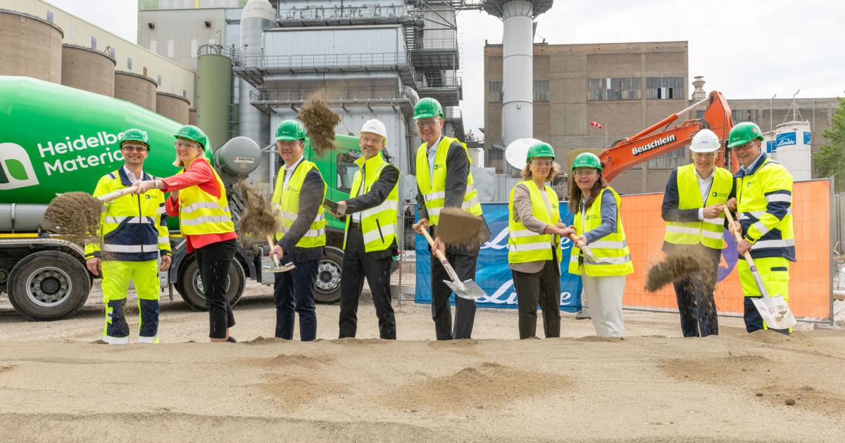 Groundbreaking ceremony for world-first large‐scale CCU facility | Agg-Net