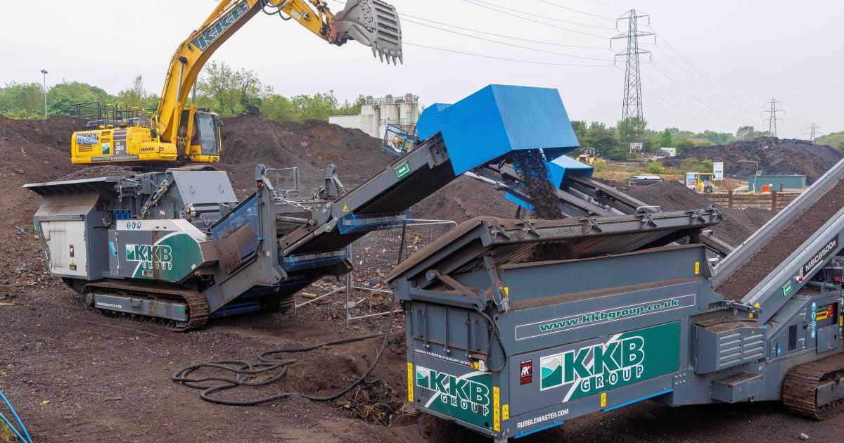 KKB Group first in UK for full fleet of Rubble Master electric machines ...