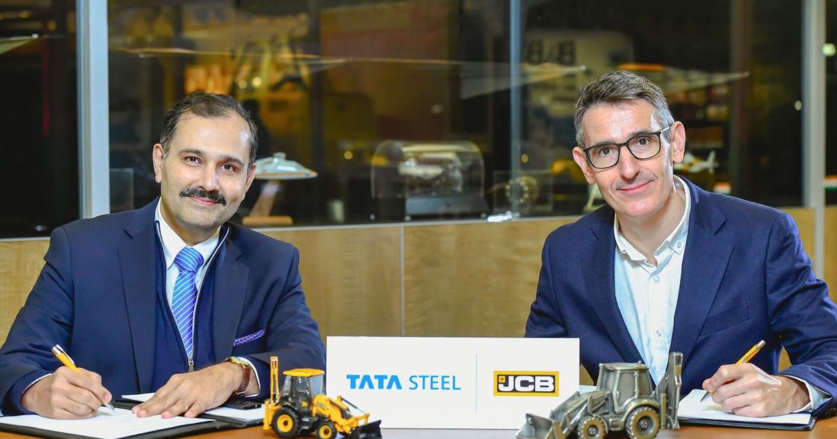 Tata Steel and JCB sign ‘green’ steel deal | Agg-Net