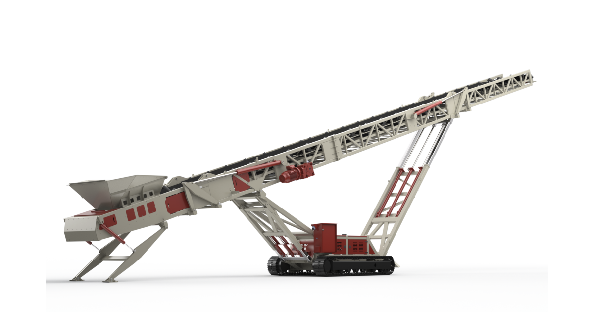 Telestack launch ‘largest track-mounted mobile conveyor’ | Agg-Net